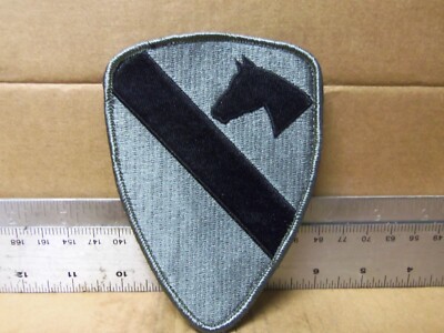 US Army - 1st Cavalry Division Subdued Hook Back Embroidered Patch (NOS) | eBay