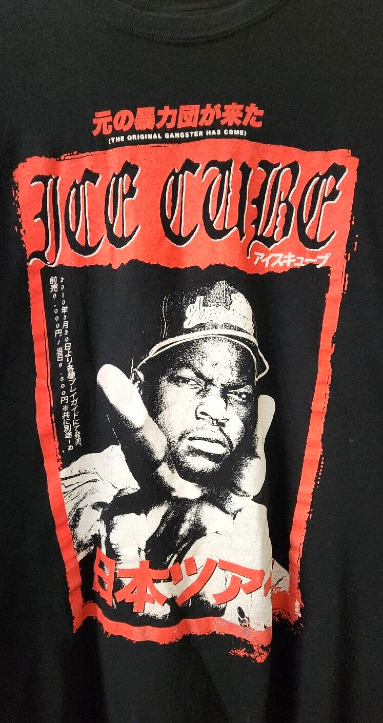 Ice Cube T Shirt Kanji Peace Sign Logo new Official M… - Gem