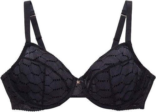Womens Black Sexy Mesh Underwire Bra SIZE 46DDD Savage Fenty By Rihanna ...