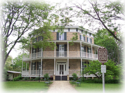 Authentic Victorian Octagon House Plans, 8 bedrooms, porches, printed ...