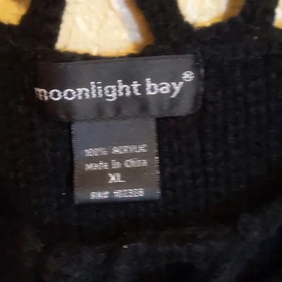 Used Women’s size XL, Black Crocheted Coverlet from Moonlight Bay | eBay