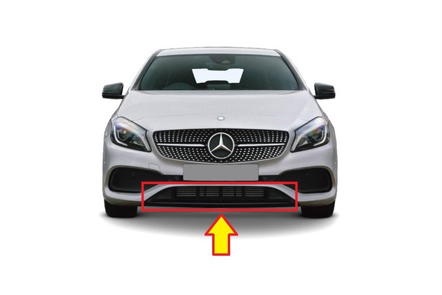 Genuine MERCEDES BENZ a Class 2016 W176 AMG Front Bumper Lower Grill ...