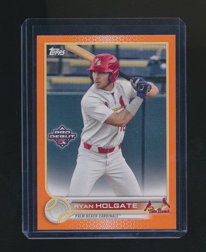 RYAN HOLGATE 2022 TOPPS PRO DEBUT ORANGE PARALLEL 22/25 | eBay
