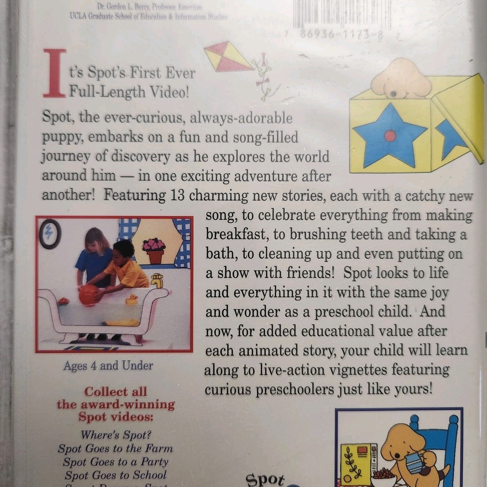 Vintage Disney Discover Spot VHS, 2000 786936117387| eBay