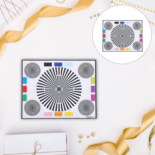 Surveillance Lens Test Card Camera Repair Tools Focus Calibration Chart ...