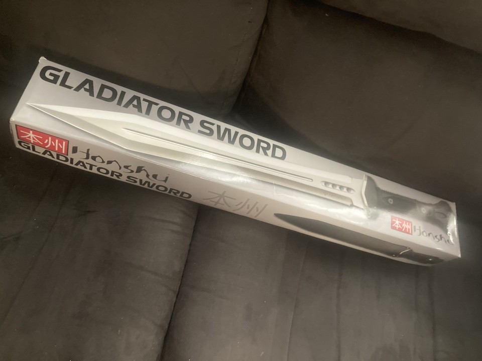 Honshu Gladiator Sword, Leather Sheath, Modern Gladius Design, SHARP!!! | eBay