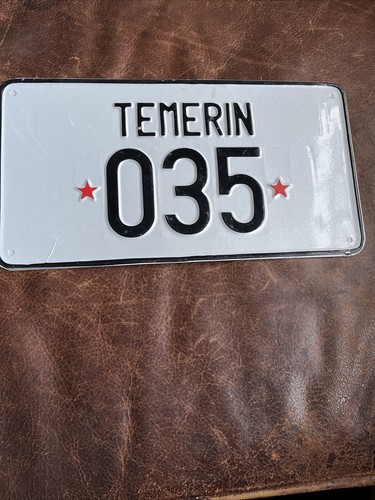 Yugoslavia License Plate Serbian Agricultural Vehicle HEAVY EQUIPMENT ...