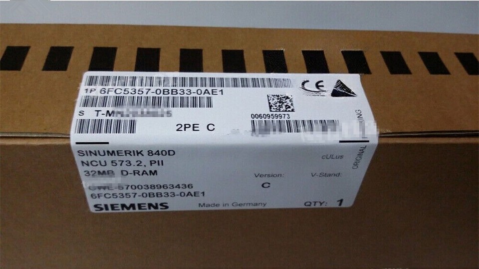 6FC5357-0BB33-0AE1 NEW Siemens SINUMERIC NCU 573.2 6FC5357-0BB33-0AE1 ...