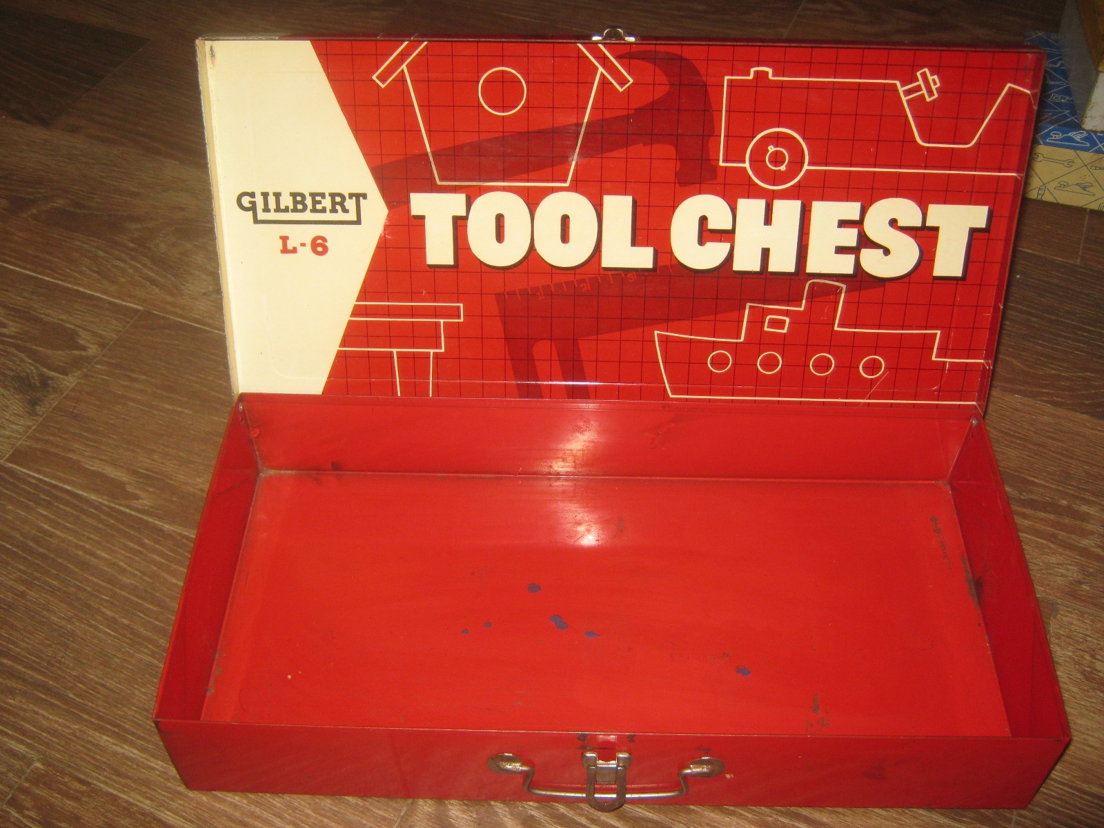Vintage? GILBERT TOOL CHEST METAL BOX GOOD FOR DECOR | eBay