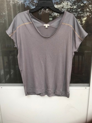 GAP DESIGNED & CRAFTED Blouse Top Shirt GRAY SIZE XS | eBay