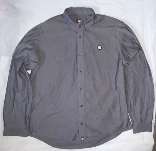 PRETTY GREEN Grey Shirt Excellent Clean Condition | eBay UK