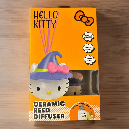 Hello Kitty Halloween Ceramic Reed Diffuser- Witch Kitty, Vanilla ...