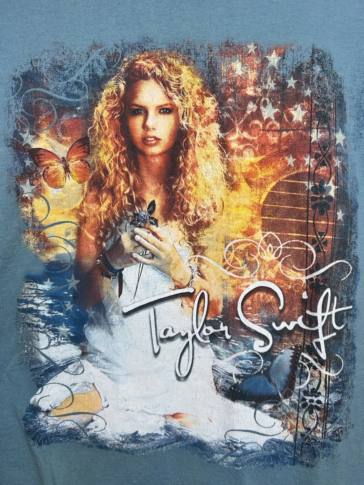 Rare Vintage Taylor Swift Debut Album Shirt Double Si… - Gem