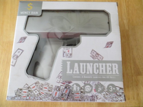 Make It Rain Money Machine Cash Gun Shooter Shoot Out 100pcs Replica ...