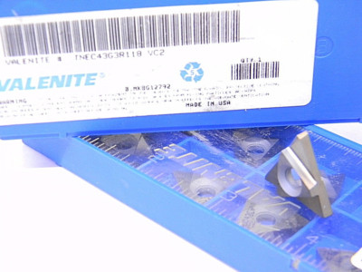 NEW SURPLUS 11PCS. VALENITE TNEC 43G3R118 GRADE: VC2 CARBIDE INSERTS | eBay
