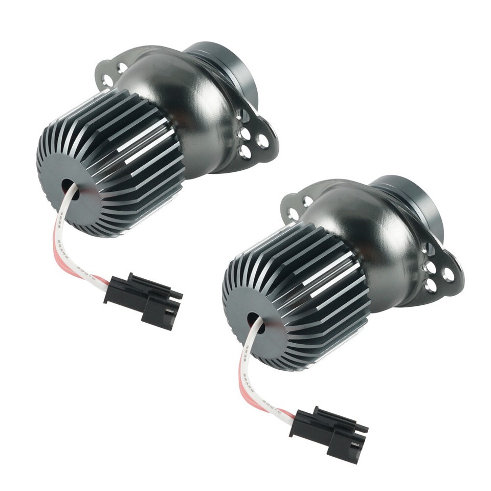 For BMW E90 LCI Facelift 08-11 w/ Halogen Light H10W LED Angel Eyes ...