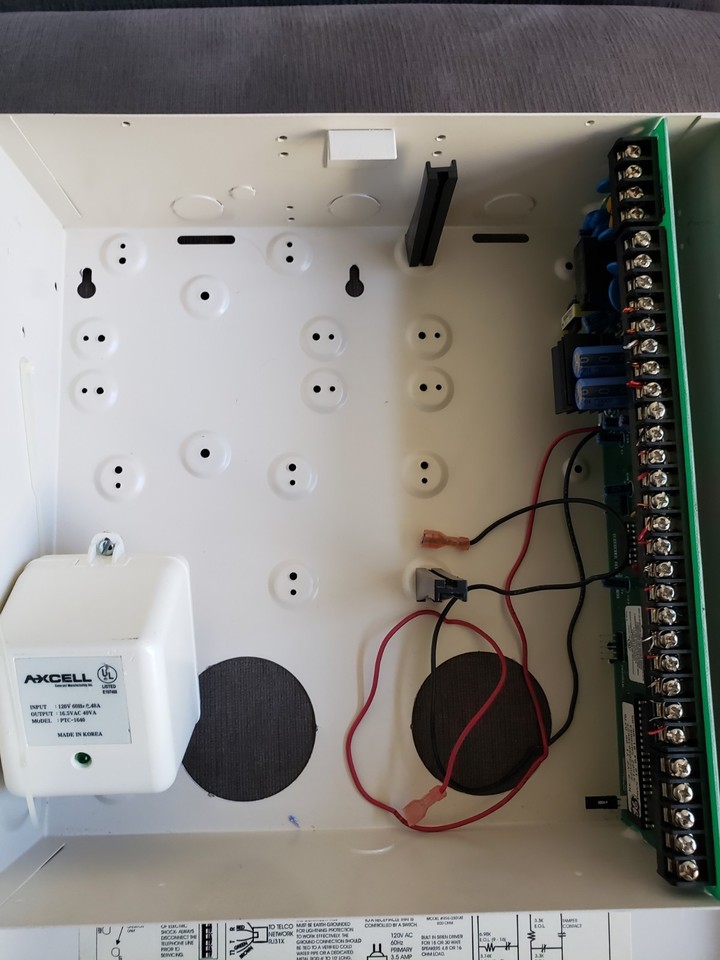 GE NetworX NX-8V2 Security Alarm System Housing Kit With Key EXCELLENT ...