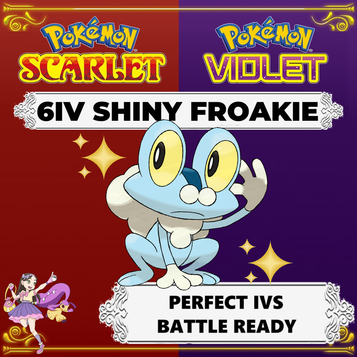 Froakie Pokemon Violet