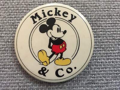 Vintage Mickey & Co. Pinback Button | eBay