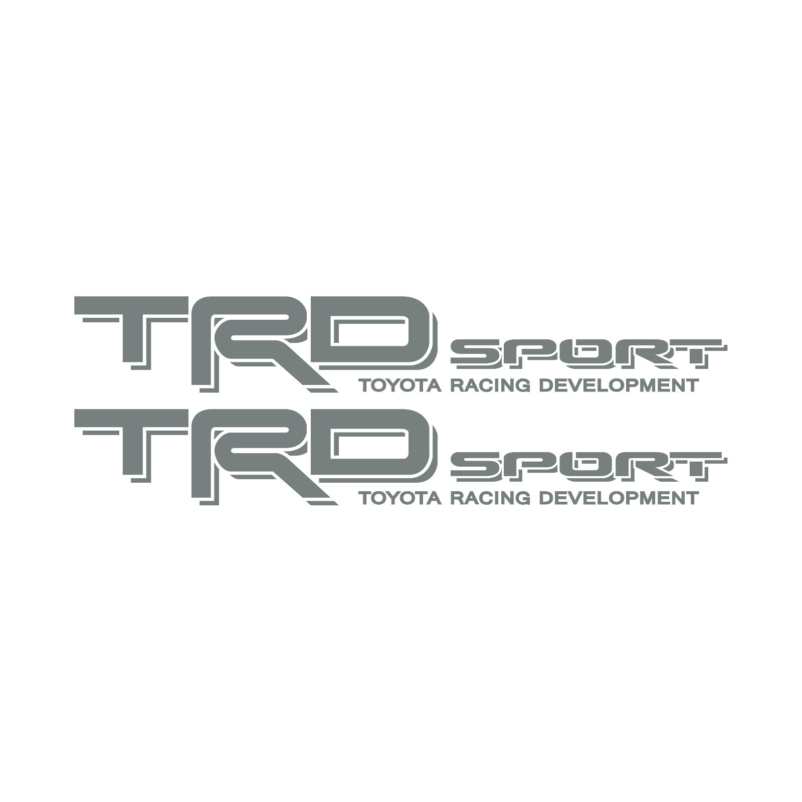 2 TRD Sport Decals for Toyota Tacoma Tundra Bedside Vinyl Sticker Pair ...