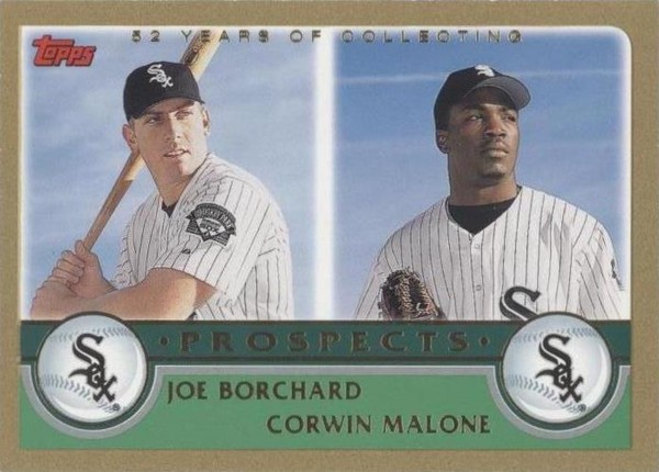 2003 Topps - Prospects Gold #679 Joe Borchard, Corwin Malone /2003 for ...