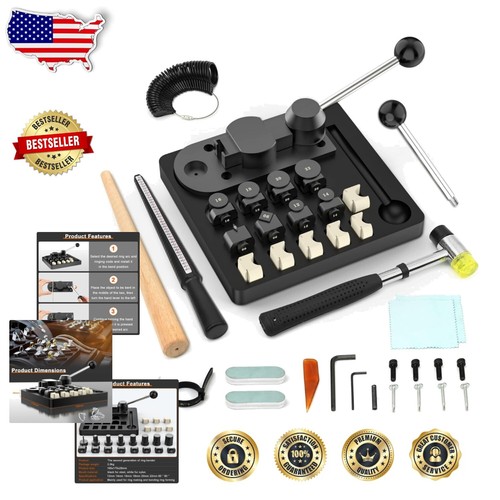 Professional Ring Bending Tool Set with Nylon Stencils - Jewelry Making ...