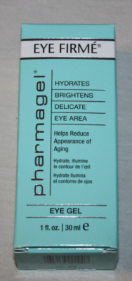 Pharmagel Eye Firme EYE GEL Hydrates Brightens, 1 oz 30 mL NEW | eBay