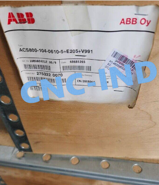 ACS800-104-0610-5+E205+V991 Inverter ACS800-104-0610-5+E205+V991 | eBay