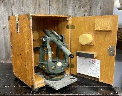 Vtg KEUFFEL & ESSER CO PARAGON JIG TRANSIT 9092-1A USAF Survey Tool In ...
