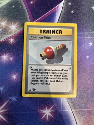 (VP) Pokemon Flute Pokemon Card German Base Set #86/102 1st Edition LP ...