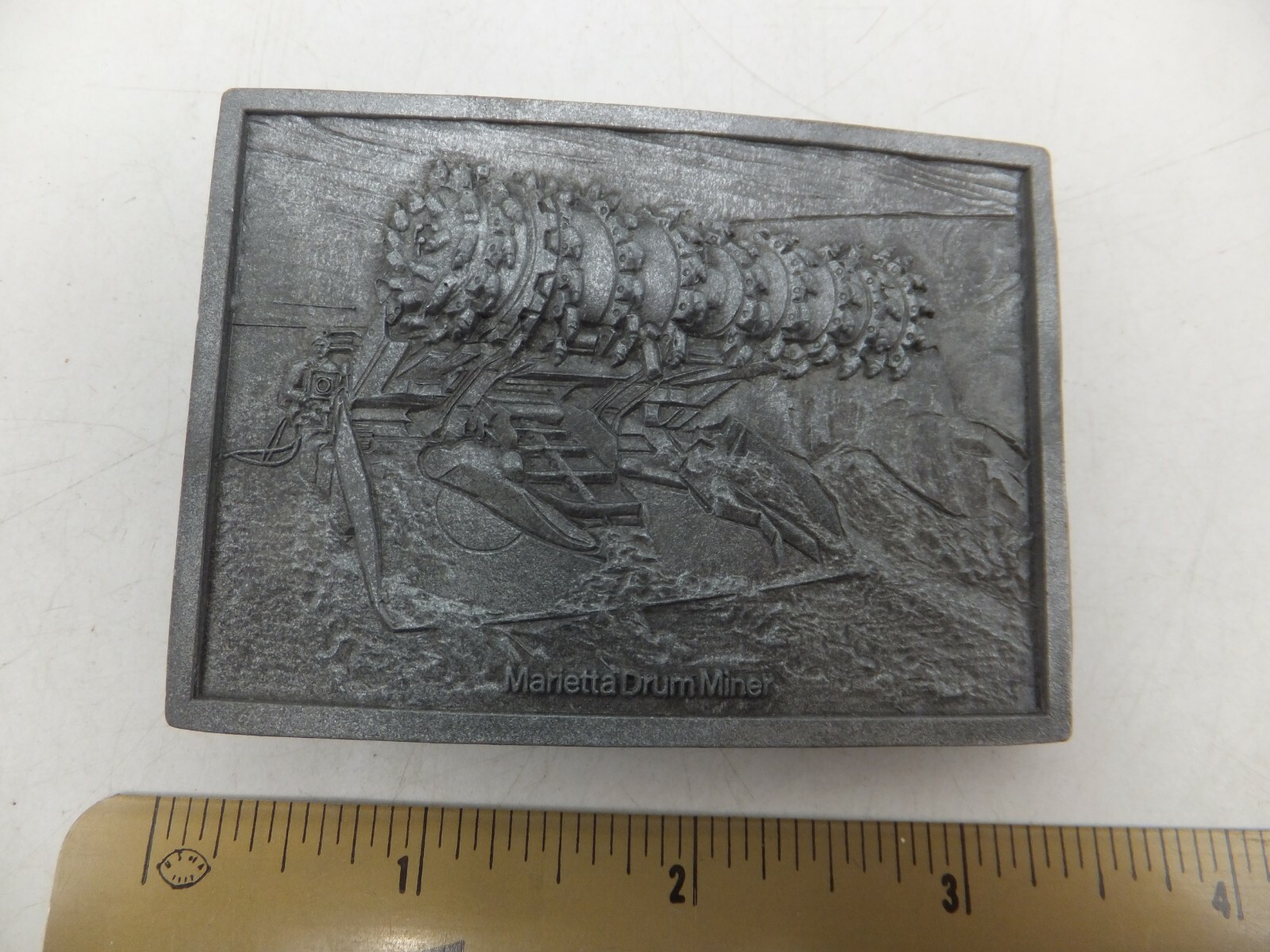 Vintage National Mine Service Co Marietta Drum Miner Digging Machine ...