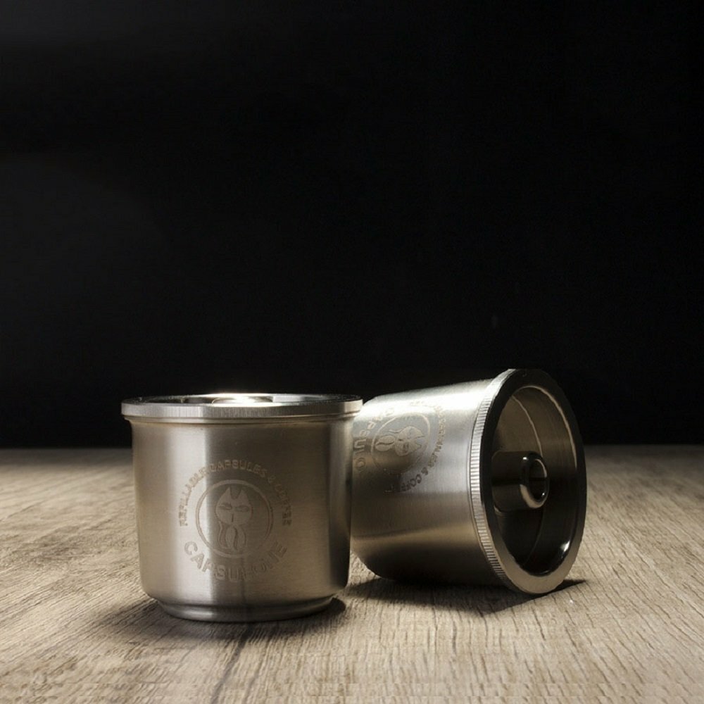 Stainless Steel Reusable Capsule Shell Refill Coffee Pods For Illy ...