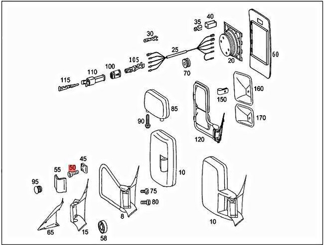 Mercedes-Benz 000000003358 Genuine OEM Lock Nut Bolt for sale online | eBay