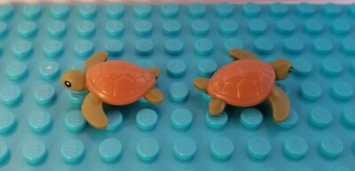 New! LEGO Sea Turtle Ocean Minifigure Rescue Endangered Hero Fish Water ...