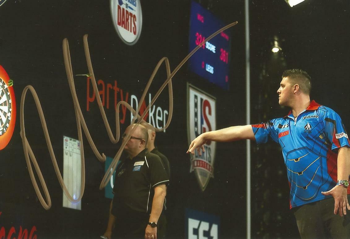 DARTS: DARYL GURNEY 'SUPER CHIN' SIGNED 6x4 ACTION PHOTO+COA | eBay
