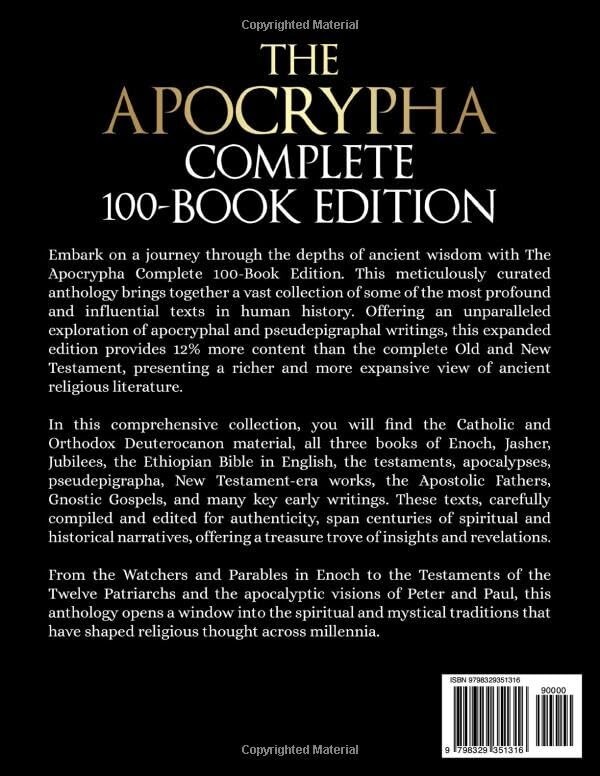 The Apocrypha Complete 100-Book Edition: Largest Collection Including ...