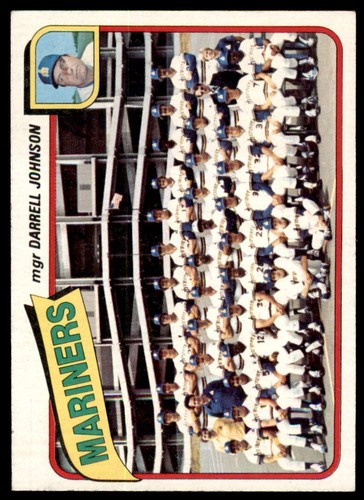 1980 Topps Seattle Mariners - Darrell Johnson . #282 | eBay