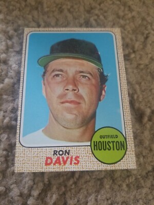 RON DAVIS 1968 TOPPS VINTAGE CARD #21 HOUSTON COLTS, EXCELLENT | eBay