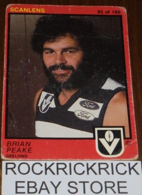 AFL / VFL CARD 1982 GEELONG (BRIAN PEAKE 95/180) (120) | eBay Australia