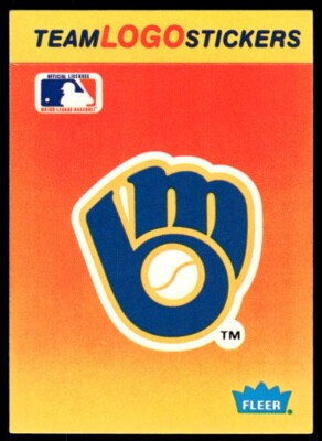 1991 Fleer Team Logo Stickers Milwaukee Brewers A | eBay