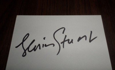 Gloria Stuart Signed 3X5 Index Card Starred In Titanic, The Invisible ...