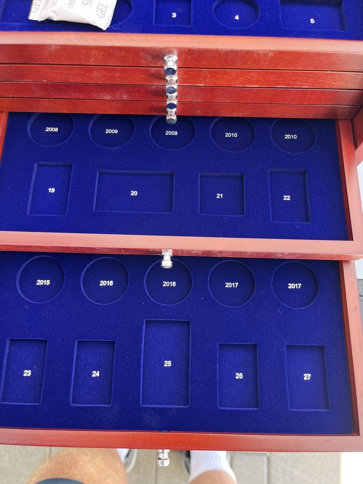 Kennedy U.S. half-dollar Centennial Collection 7 Tier Display Case New ...