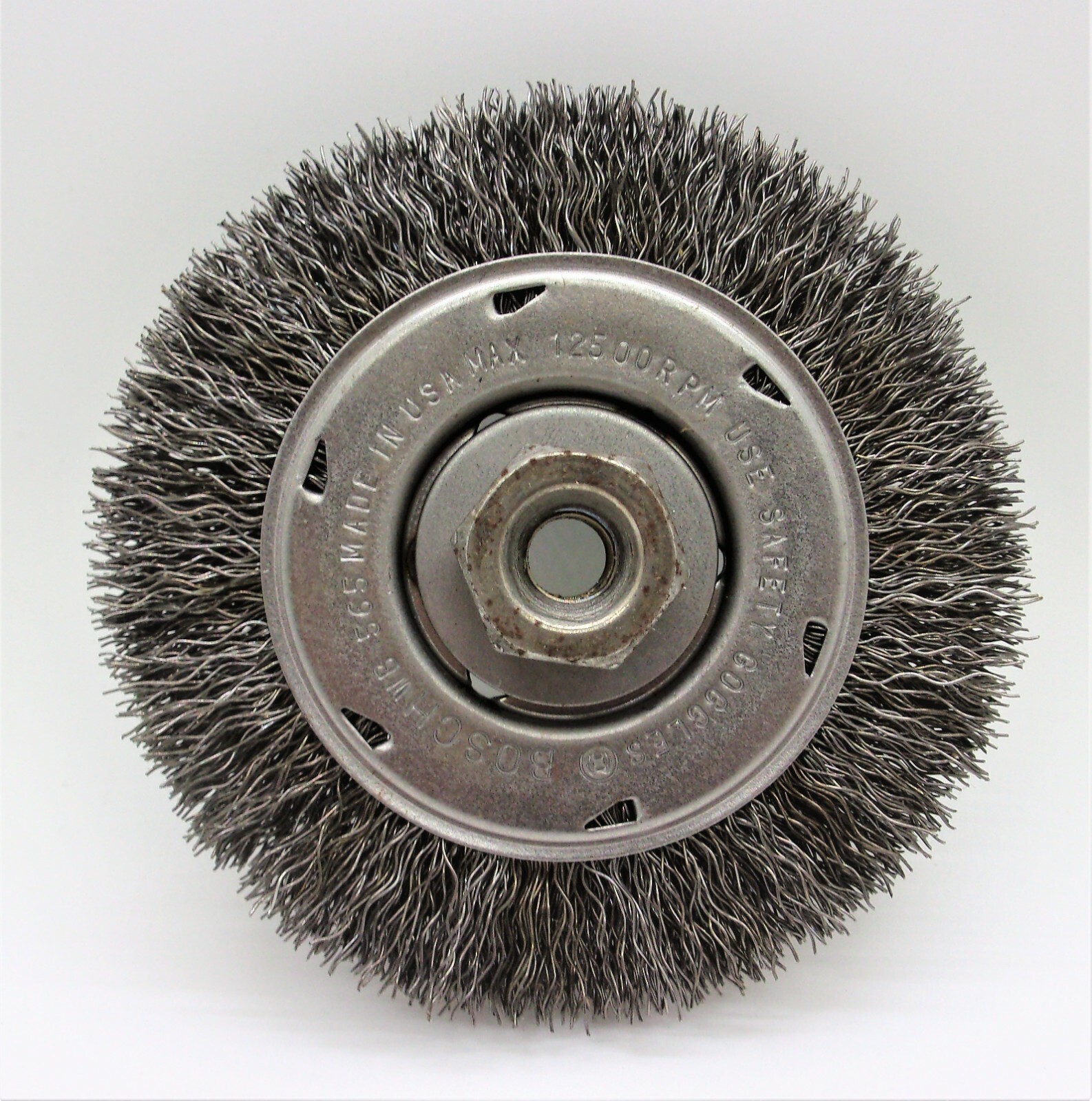 Bosch WB 565 4" Crimped Wire Wheel Arbor M-10 x 1.25 USA | eBay