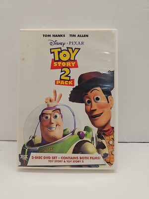 Disney Pixar Toy Story 1 and Toy Story 2 Pack DVD 2000 2-Disc Set ...