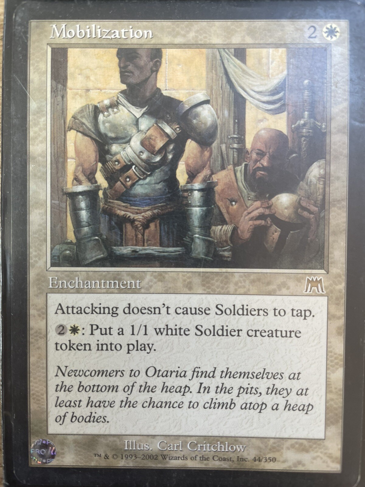 MOBILIZATION Onslaught MTG White Enchantment RARE | eBay Australia