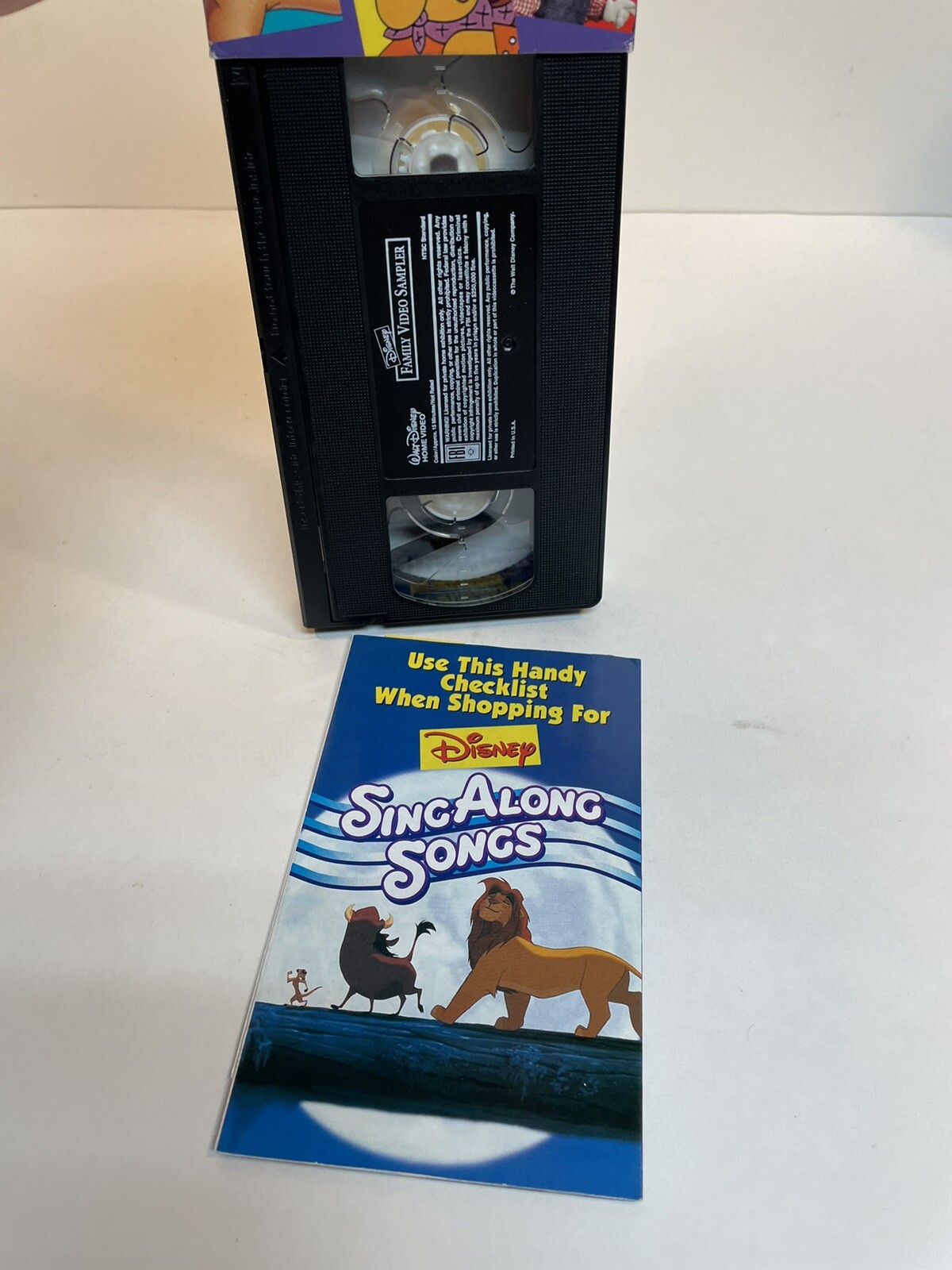 Walt Disney Family Video Sampler VHS Spot Ariel Mickey Mouse Winnie the ...