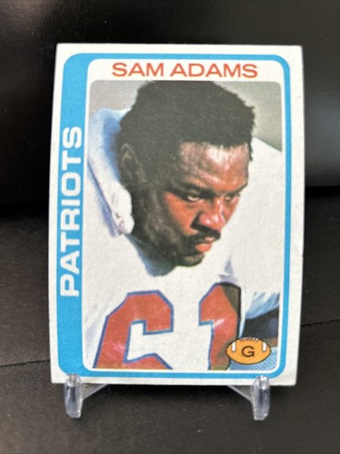 1978 Topps Football Sam Adams New England Patriots #201 | eBay