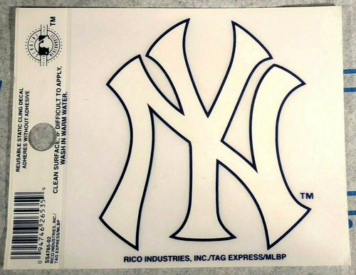 New York Yankees 3 1/2" x 3" Team Logo * Free Mailing | eBay