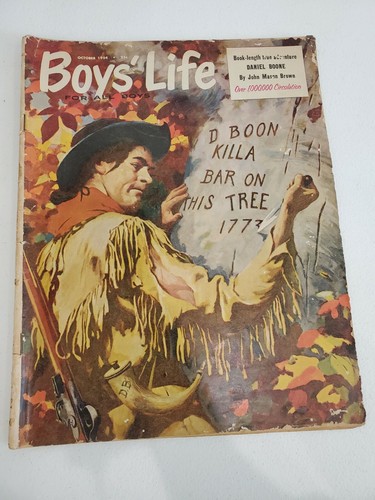 1954 OCTOBER BOYS' LIFE MAGAZINE - COLOR COMICS INSIDE - GREAT PHOTOS ...