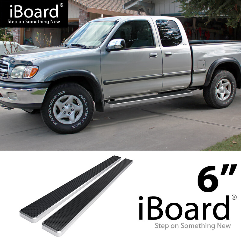 APS Polished Stainless Steel Side Steps 6in Fit Toyota Tundra Access ...